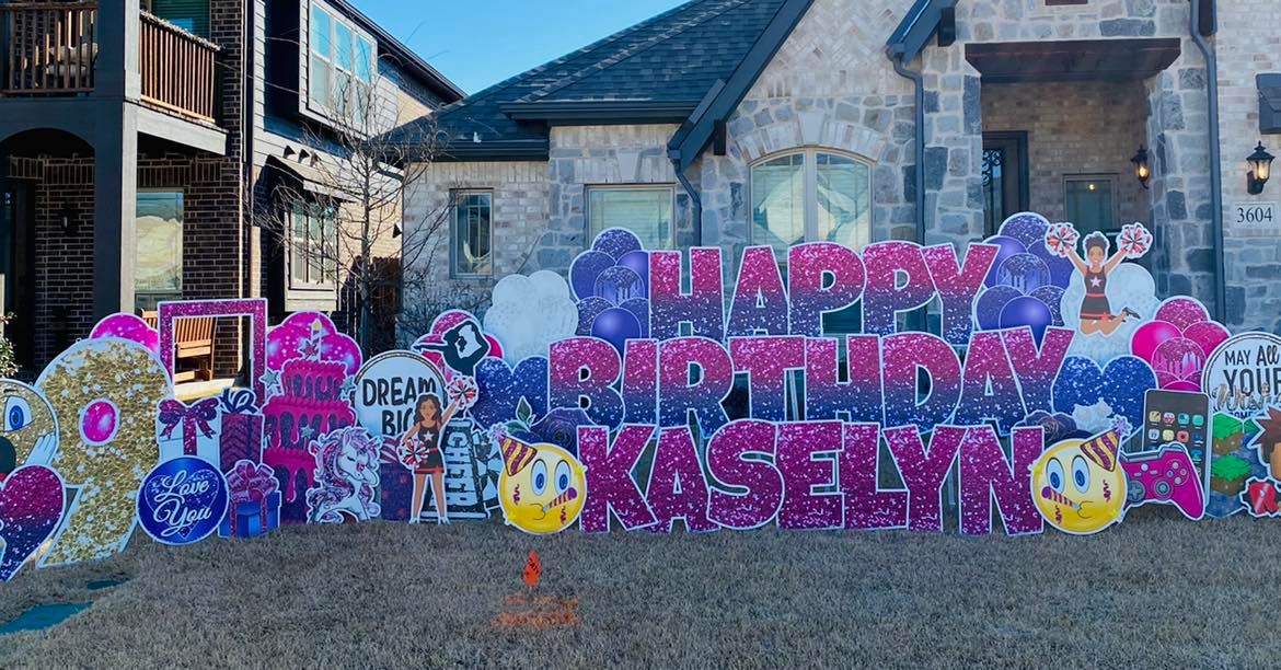 Yard Card Queen Blog | Yard Sign Rental | Happy Birthday Yard Signs